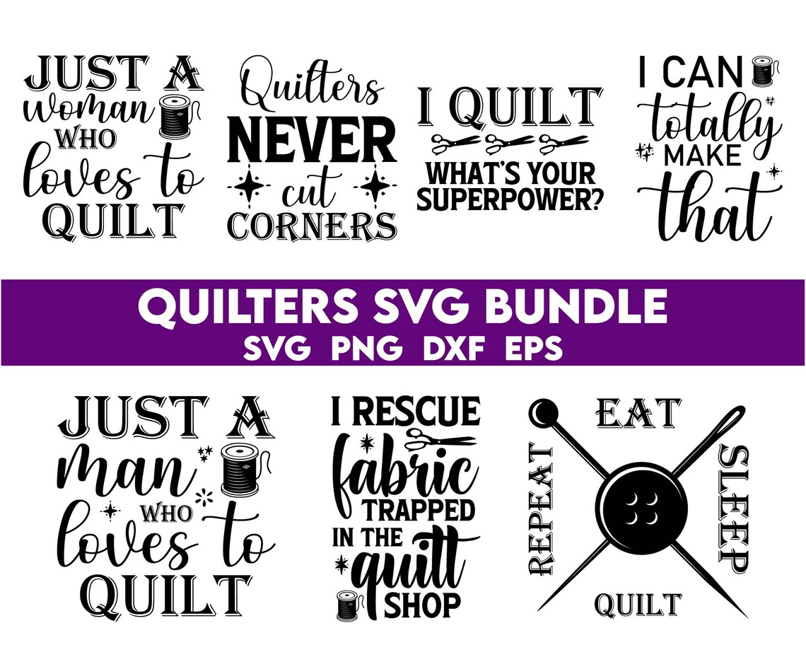 Quilters SVG Bundle Quilting Svg Quilting Shirt Quote Svg - Etsy