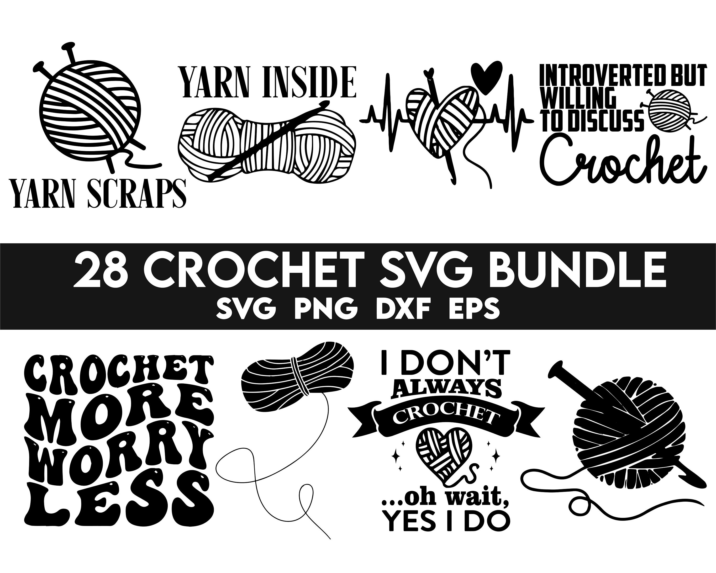 Crochet Svg Bundle, Crochet SVG, Crochet Quotes SVG, Hook Svg, Yarn Svg ...