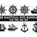 Nautical SVG Bundle, Nautical PNG Bundle, Nautical Clipart, Nautical ...
