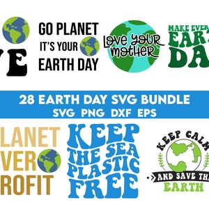 Earth Day Svg Png Bundle, Earth SVG, Recycle SVG, Earth Day Quotes ...