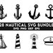 Nautical SVG Bundle, Nautical PNG Bundle, Nautical Clipart, Nautical ...