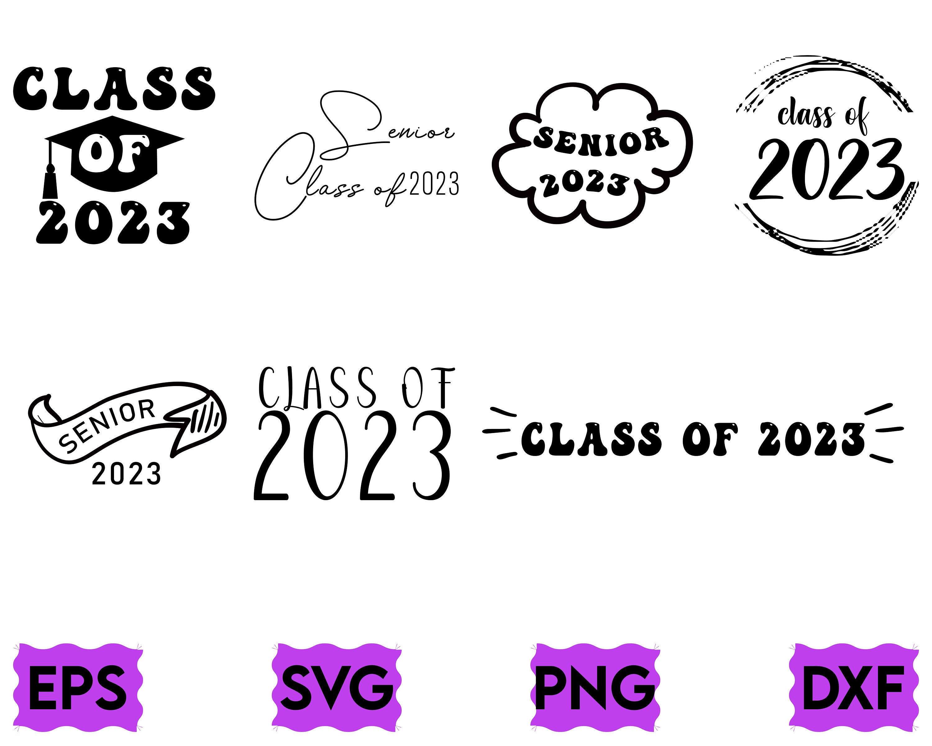 Class of 2023 Svg Bundle Senior 2023 Svg Senior Svg Class - Etsy UK