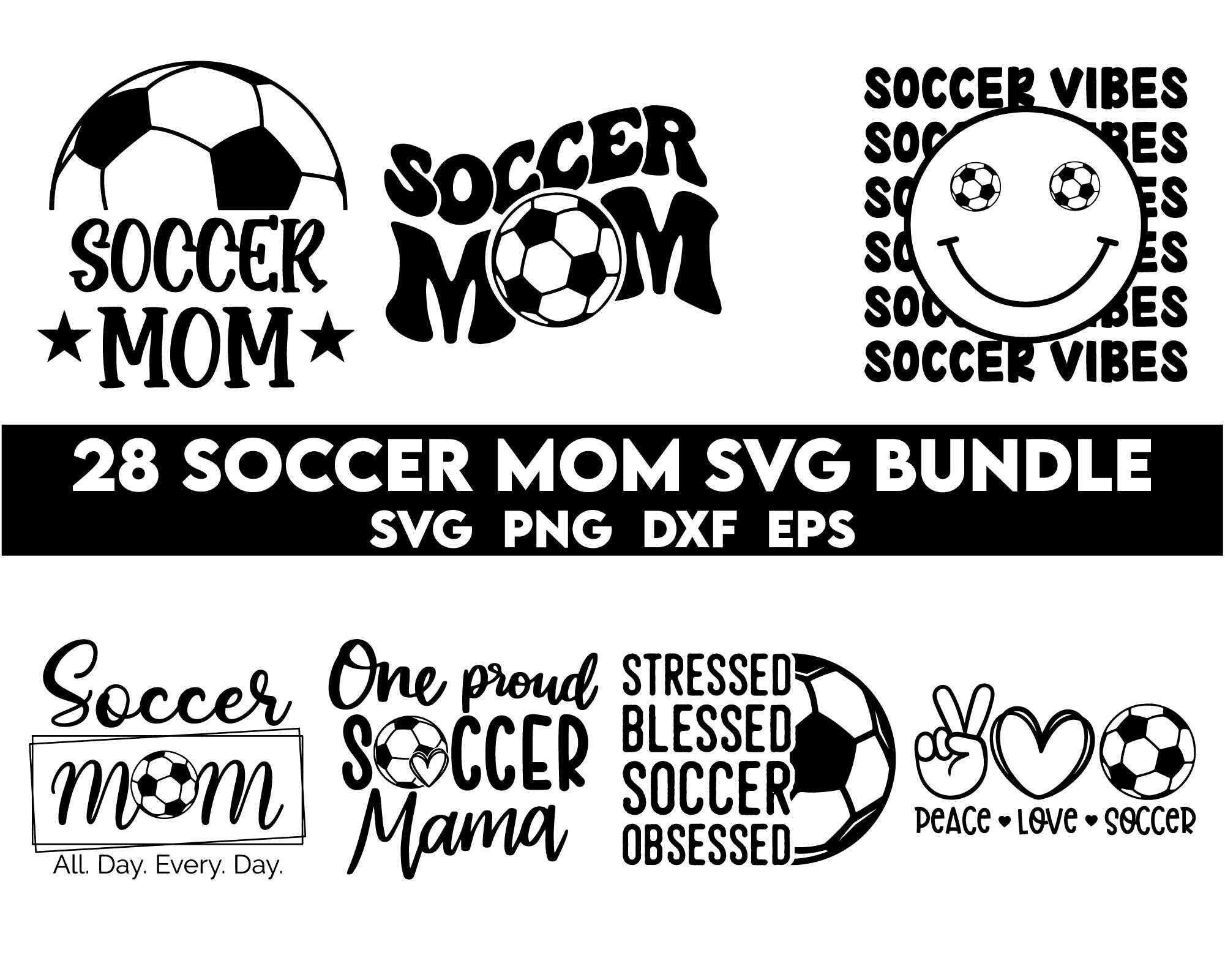 Soccer Mom Svg Bundle Soccer Shirt Svg Soccer Life Svg - Etsy