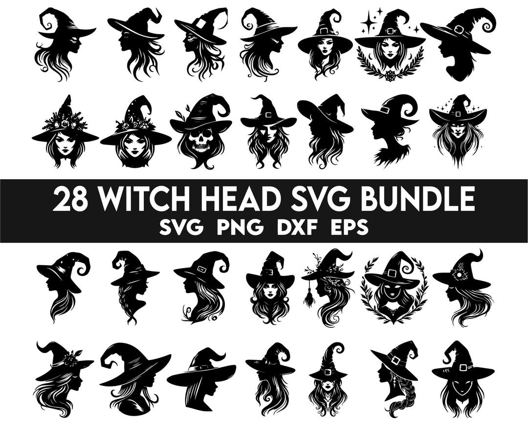 WITCH SVG BUNDLE, Witch Svg, Witchcraft Svg, Halloween Svg, Witch ...