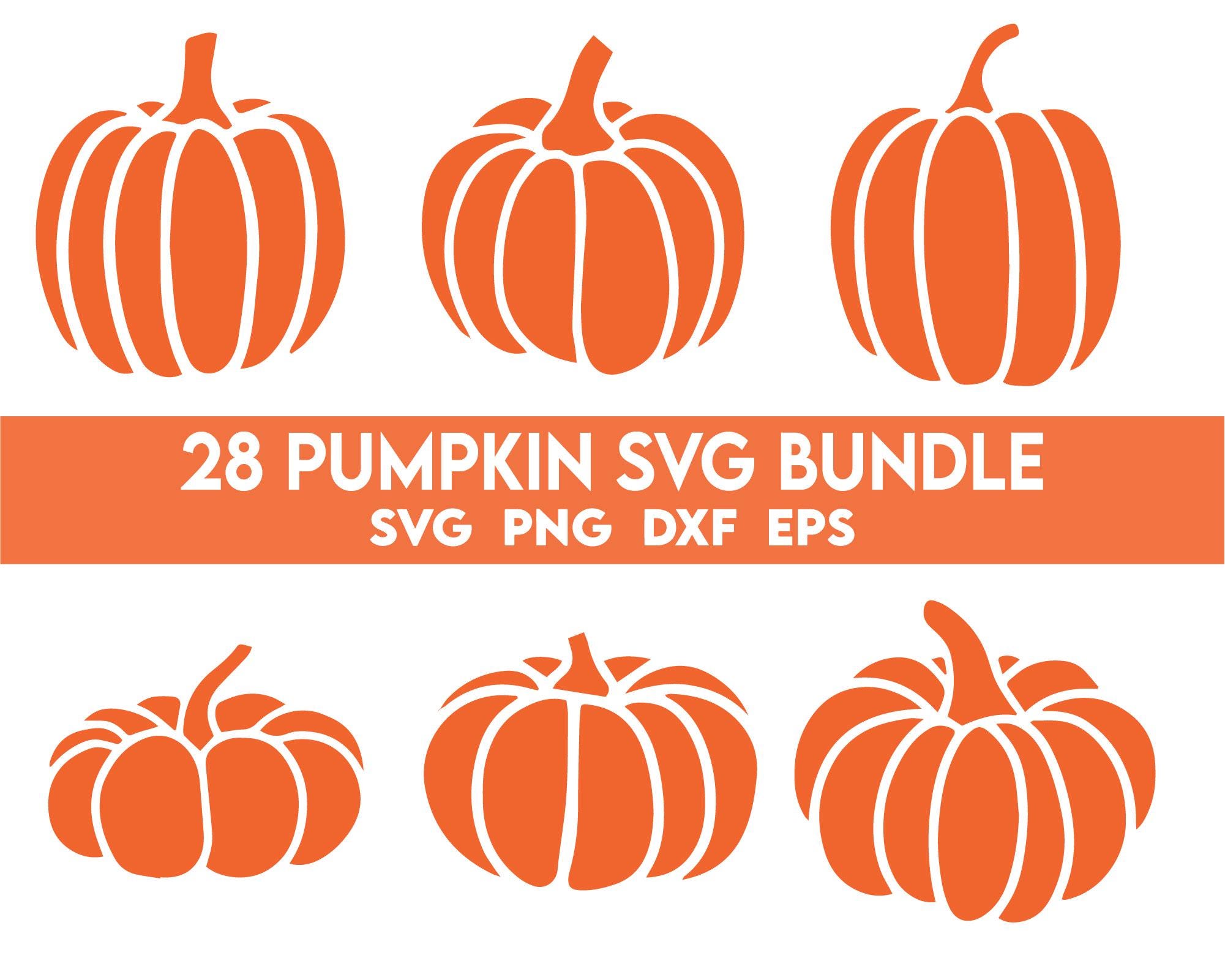 Pumpkin SVG Bundle, Pumpkin SVG, Pumpkin Vector, Halloween Svg, Pumpkin ...