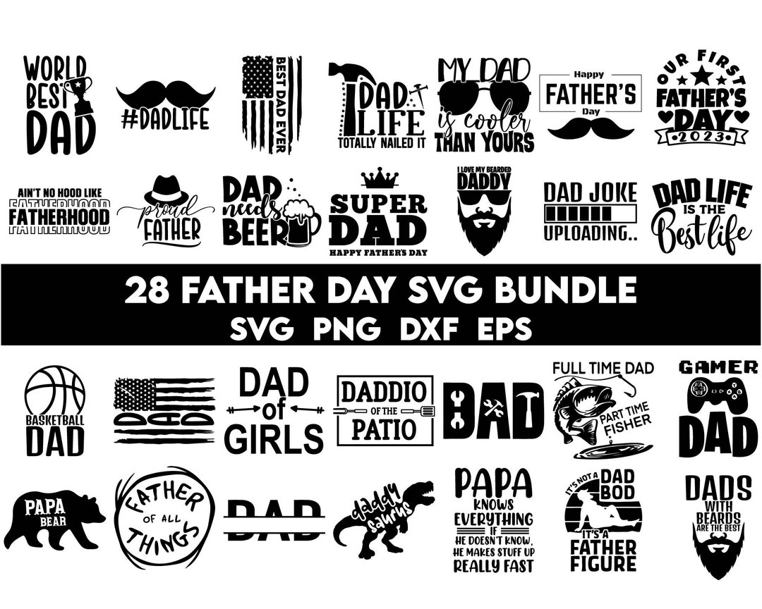 Fathers Day Svg Bundle, Father's Day SVG, Dad Svg, Father Svg, Papa Svg ...