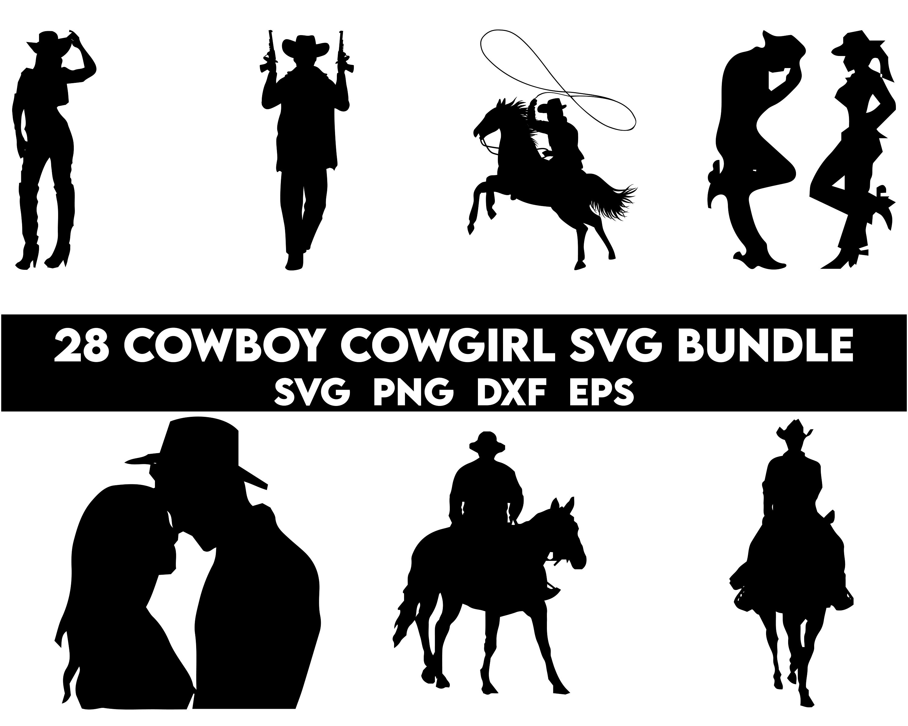 Cowboy Cowgirl SVG Bundle, Country Boy Svg, Country Girl Svg, Cowboy ...