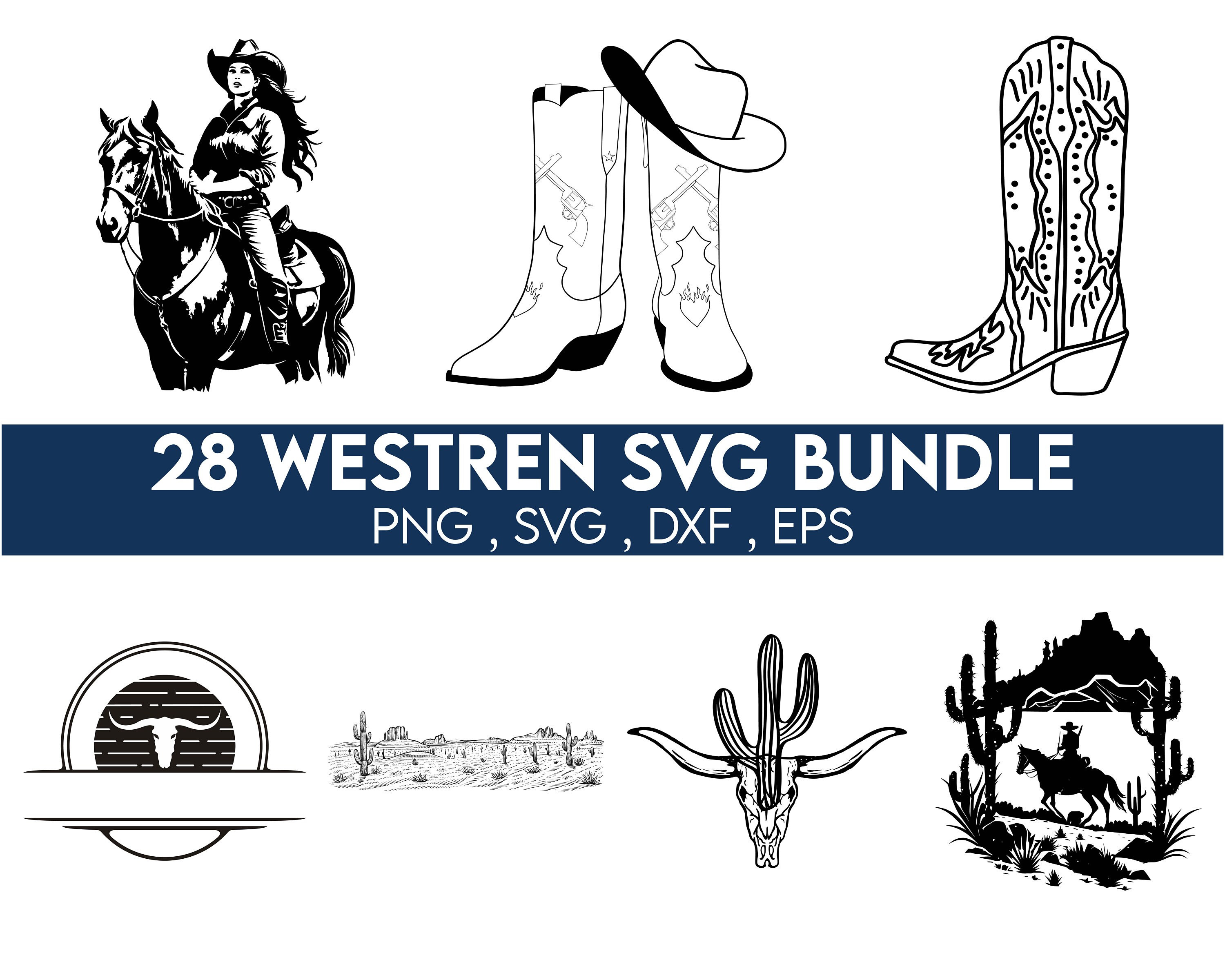 Western Svg Bundle,country Bundle,cowboy Quotes Svg,southern Print Svg ...