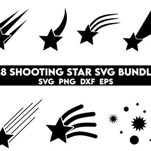 Shooting Stars SVG Bundle, Shooting Star Svg, Sparkle Svg , Stars ...