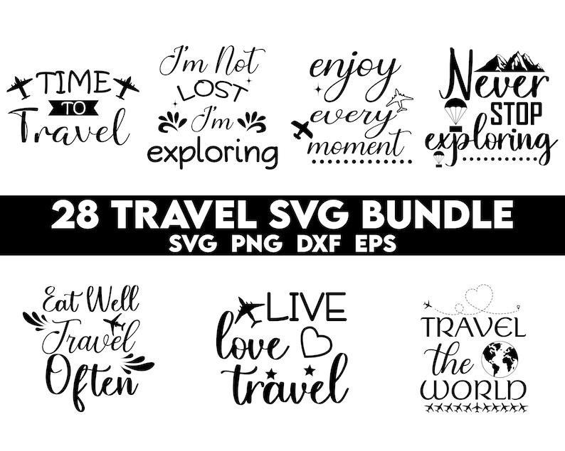 Travel SVG Bundle, Adventure Svg, Travel Art Prints, Adventure Art ...
