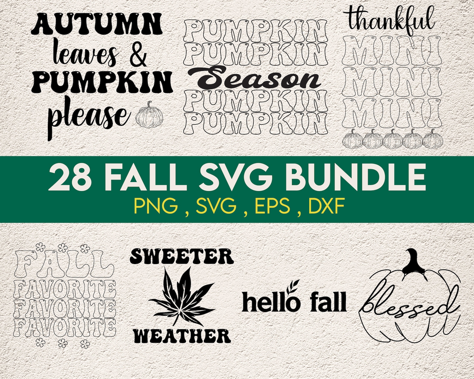 Fall SVG Bundle Fall Svg Happy Fall Svg Autumn Svg - Etsy UK