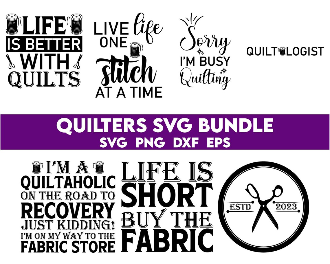 Quilters SVG Bundle Quilting Svg Quilting Shirt Quote Svg - Etsy