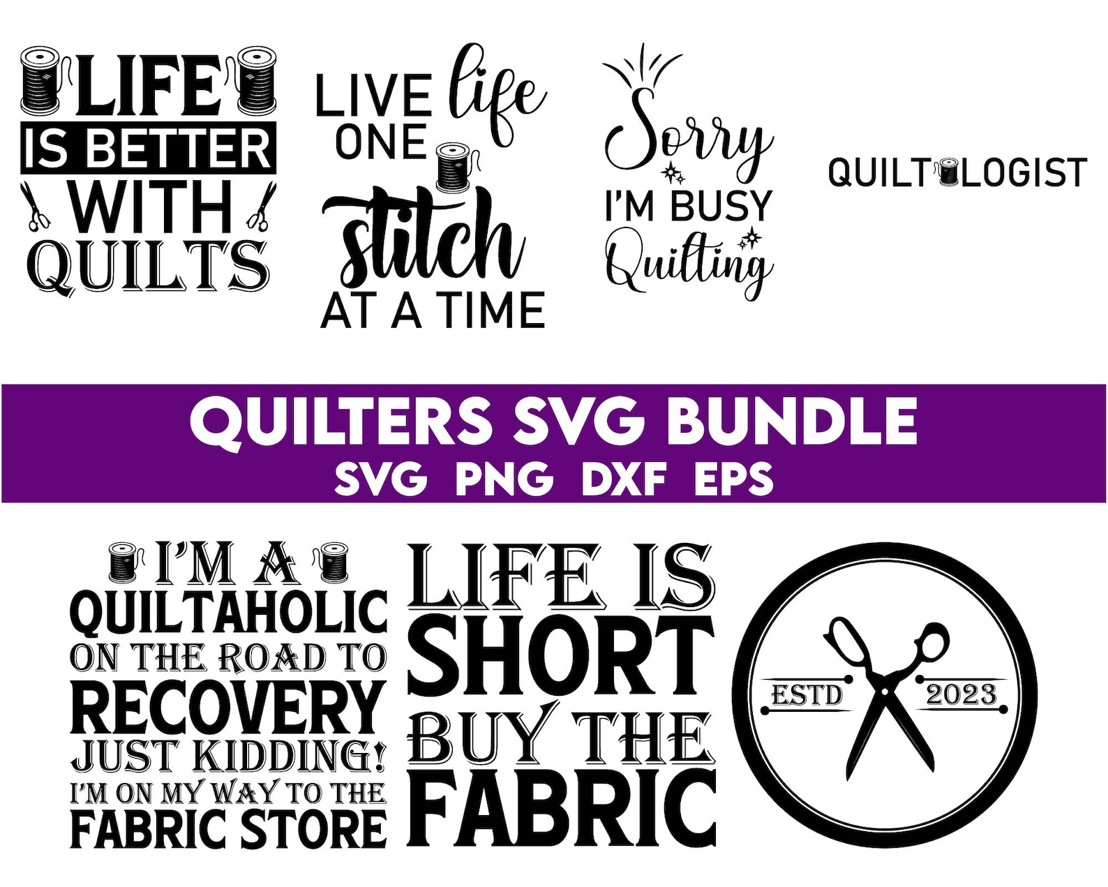 Quilters SVG Bundle, Quilting Svg, Quilting Shirt Quote Svg, Funny ...