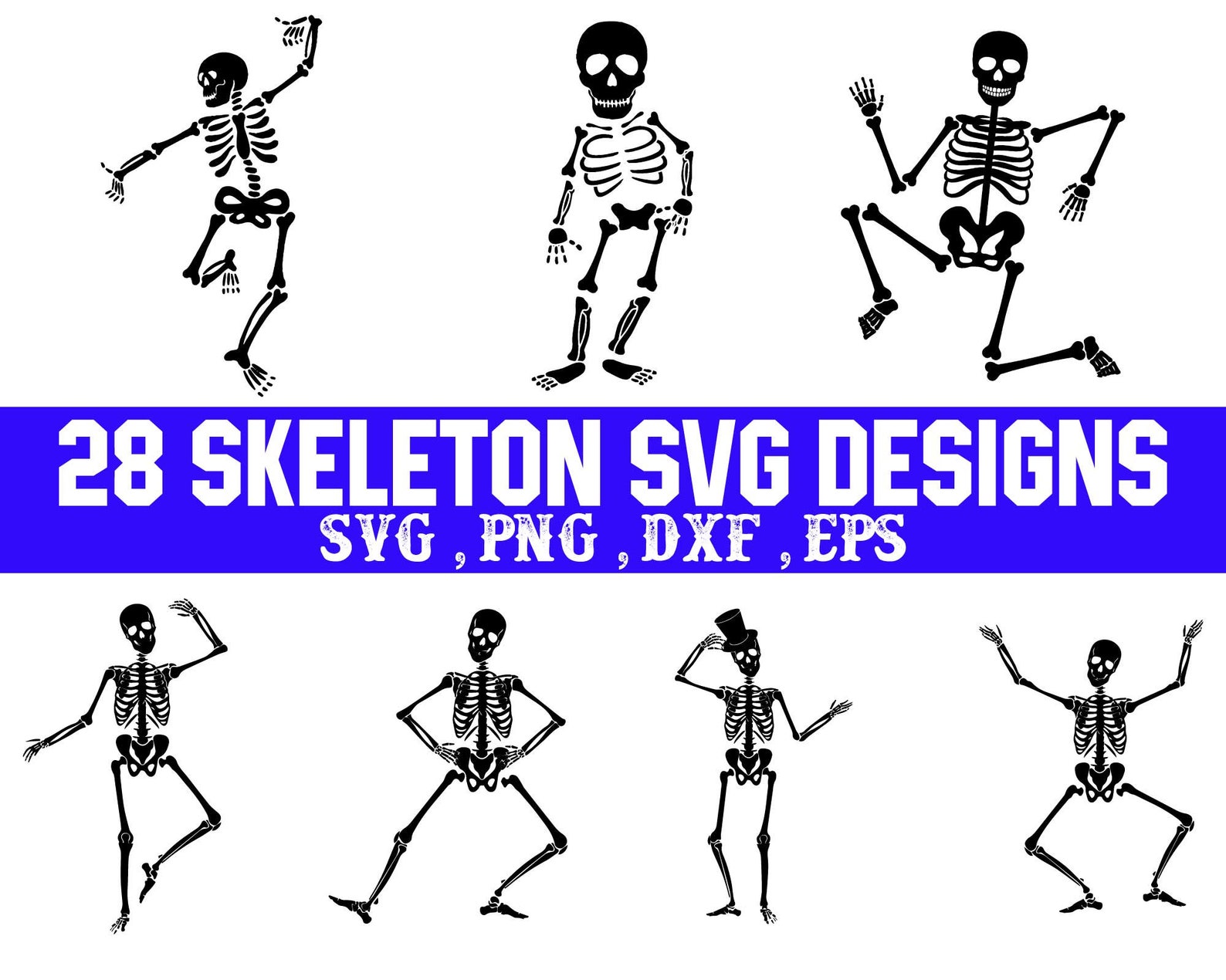 Skeleton Svg, Dancing Skeleton Svg, Skeleton Hands Svg, Skeleton Png ...