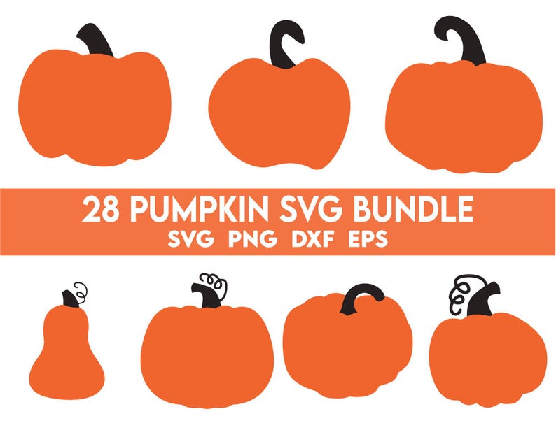 Pumpkin SVG Bundle, Pumpkin SVG, Pumpkin Vector, Halloween Svg, Pumpkin ...