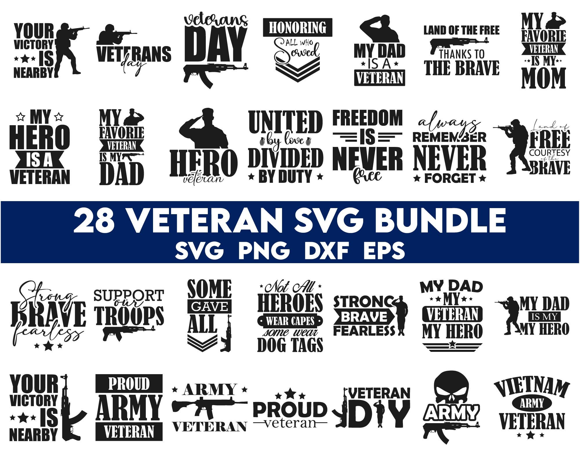 Veteran Svg Bundle Veterans Day SVG Bundle Veteran Day Quote - Etsy