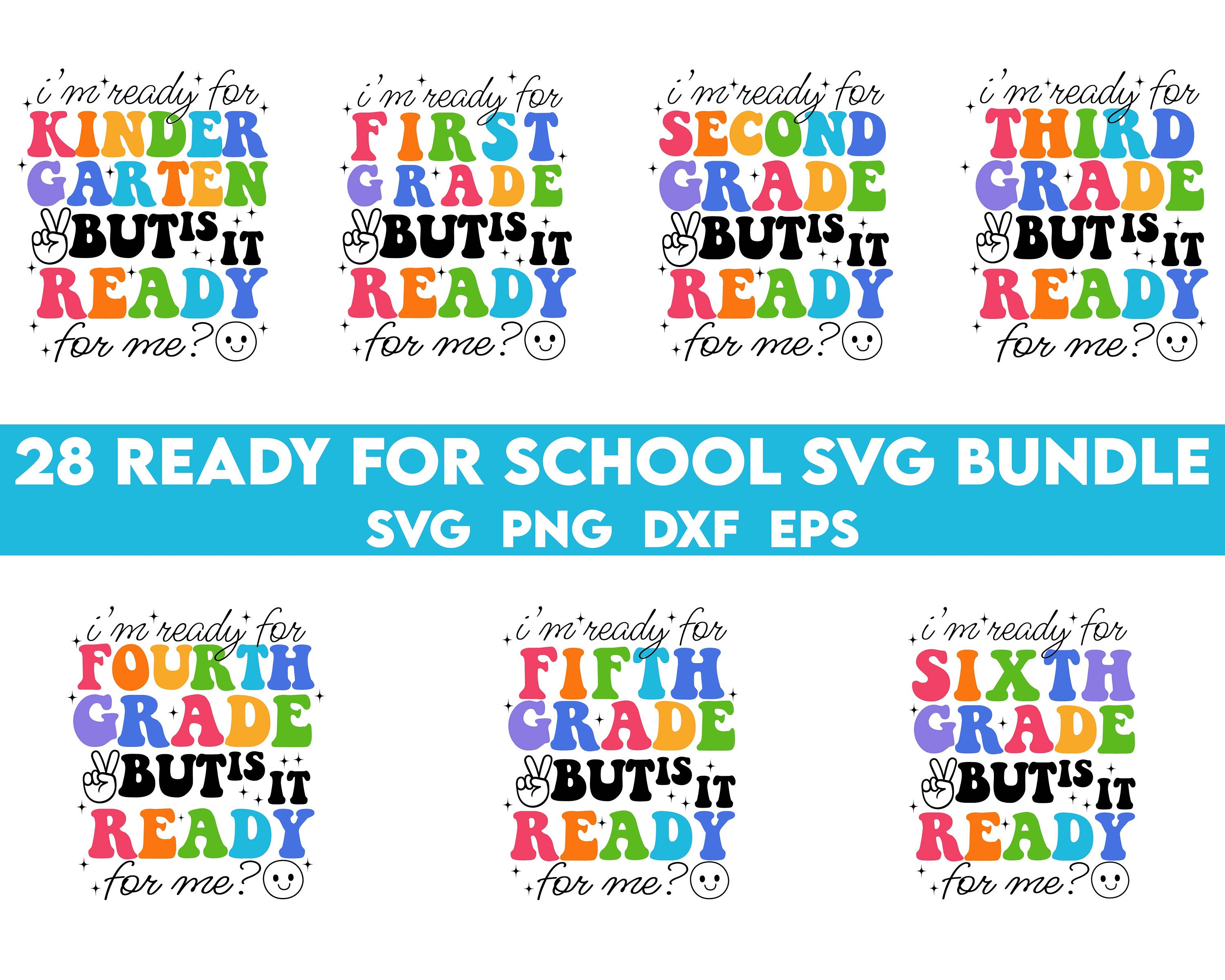 I'm Ready for School but is It Ready for Me Svg Bundle, Back to School ...