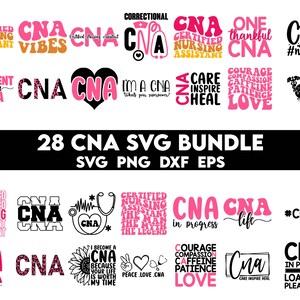 Cna Svg Bundle, Nurse Svg, Nursing Svg, Nurse Life Svg, Medical Svg ...