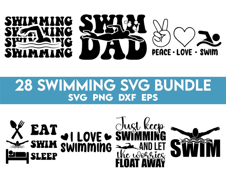 Swimming SVG Bundle, Wim Mom SVG, Swimming Svg, Swim Mom Shirt Svg ...