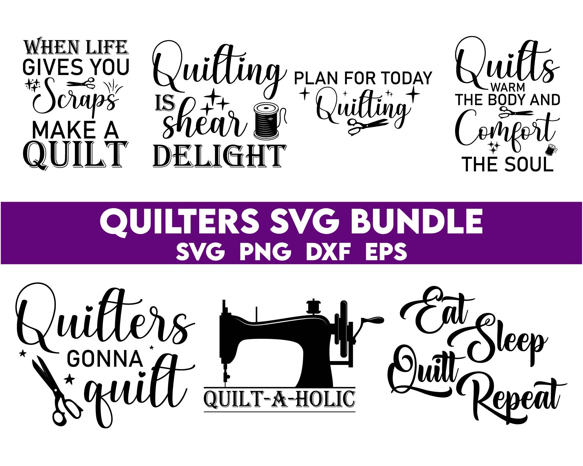Quilters SVG Bundle Quilting Svg Quilting Shirt Quote Svg - Etsy