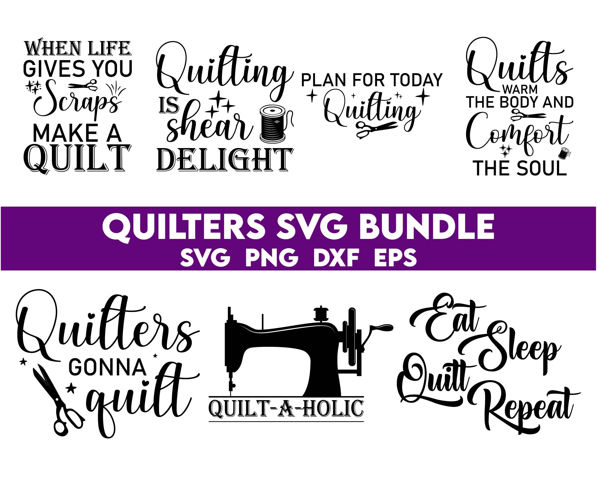 Quilters SVG Bundle Quilting Svg Quilting Shirt Quote Svg - Etsy Canada