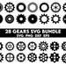 Gears SVG Bundle, Metal Gears Svg, Steampunk Svg, Cog Wheels Svg, Gears ...
