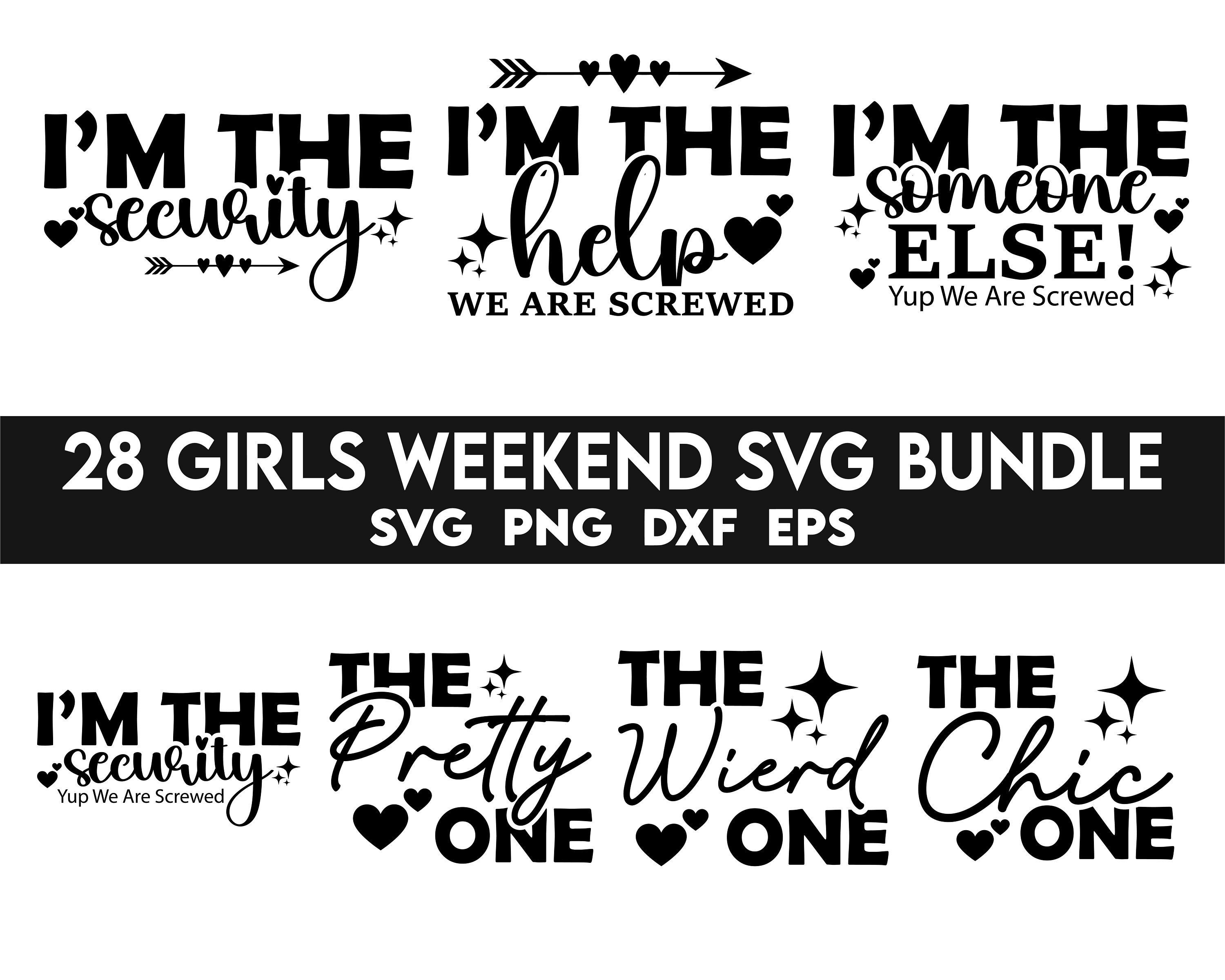 Girls Weekend Svg Bundle, Weekend Quotes Svg, Girls Weekend Svg, Best ...