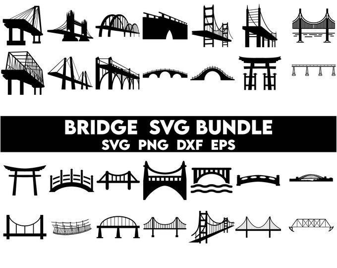 Curved Bridge Svg, Highway Svg, Road Svg, Travel Svg, Bridge Dxf ...