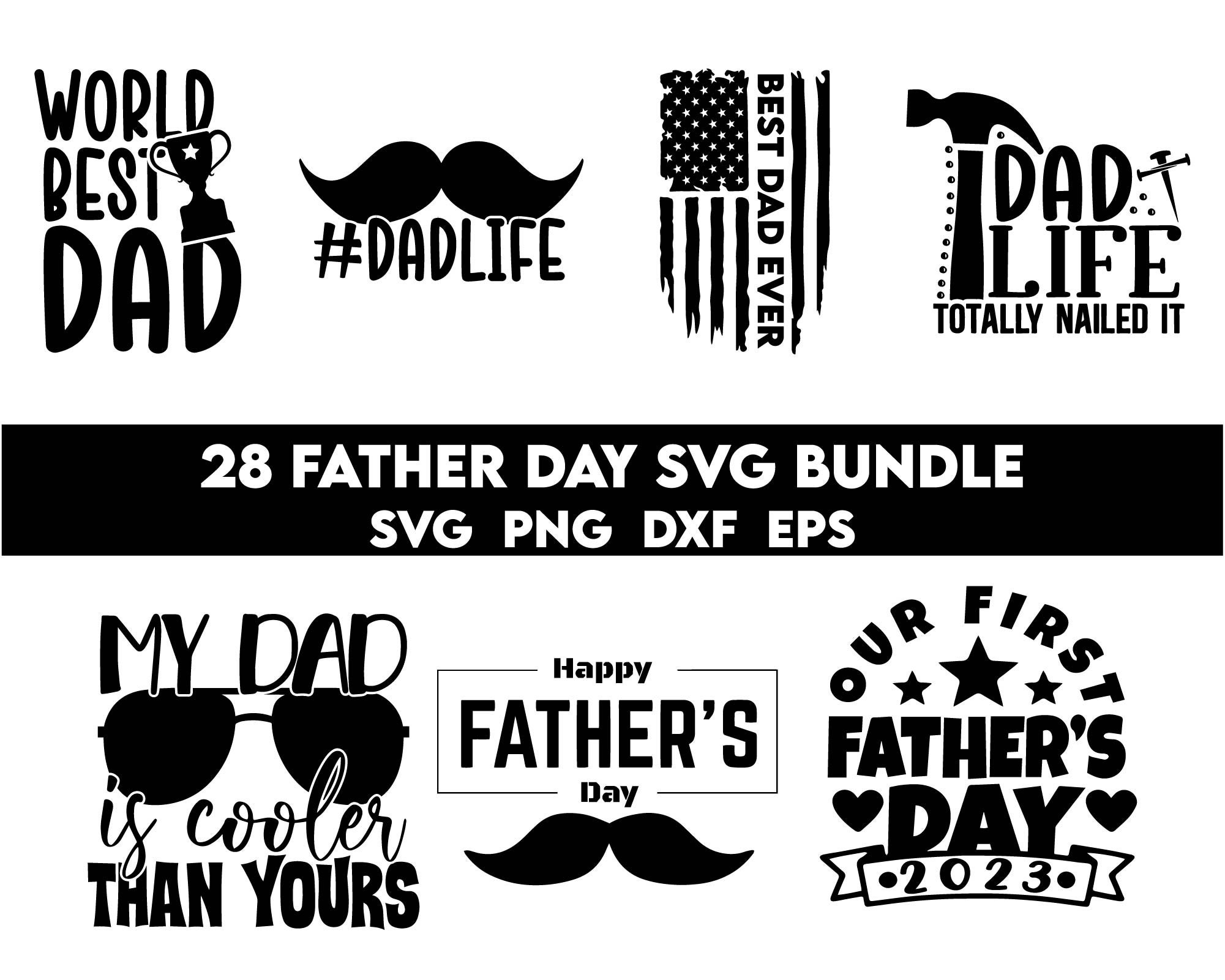 Fathers Day Svg Bundle, Father's Day SVG, Dad Svg, Father Svg, Papa Svg ...