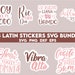 Latina Positive Stickers Svg Bundle, Latina Stickers Svg, Spanish ...