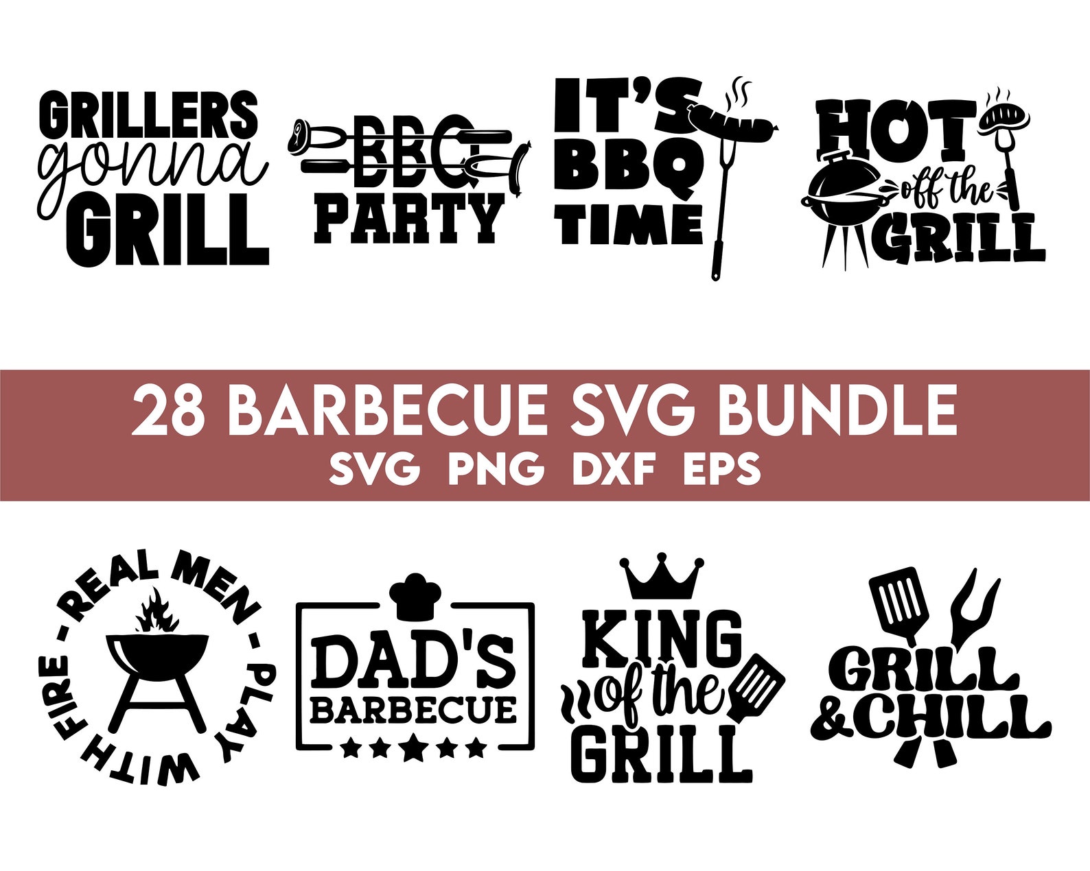 Barbecue SVG Bundle, Funny Barbecue Quotes, BBQ Svg, Dad Svg, Grill ...