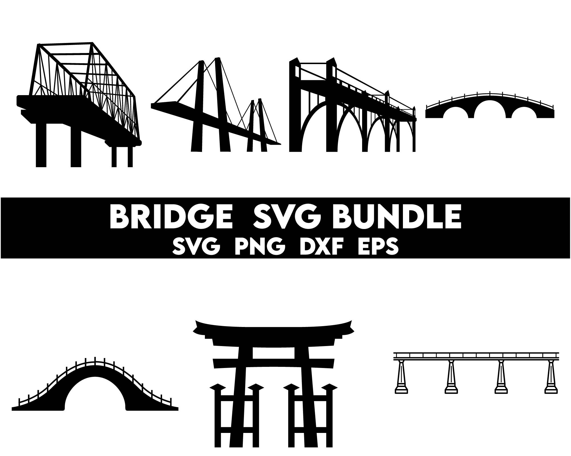 Bridge Svg Bundle Bridge Png Wooden Bridges Clipart Path - Etsy Singapore