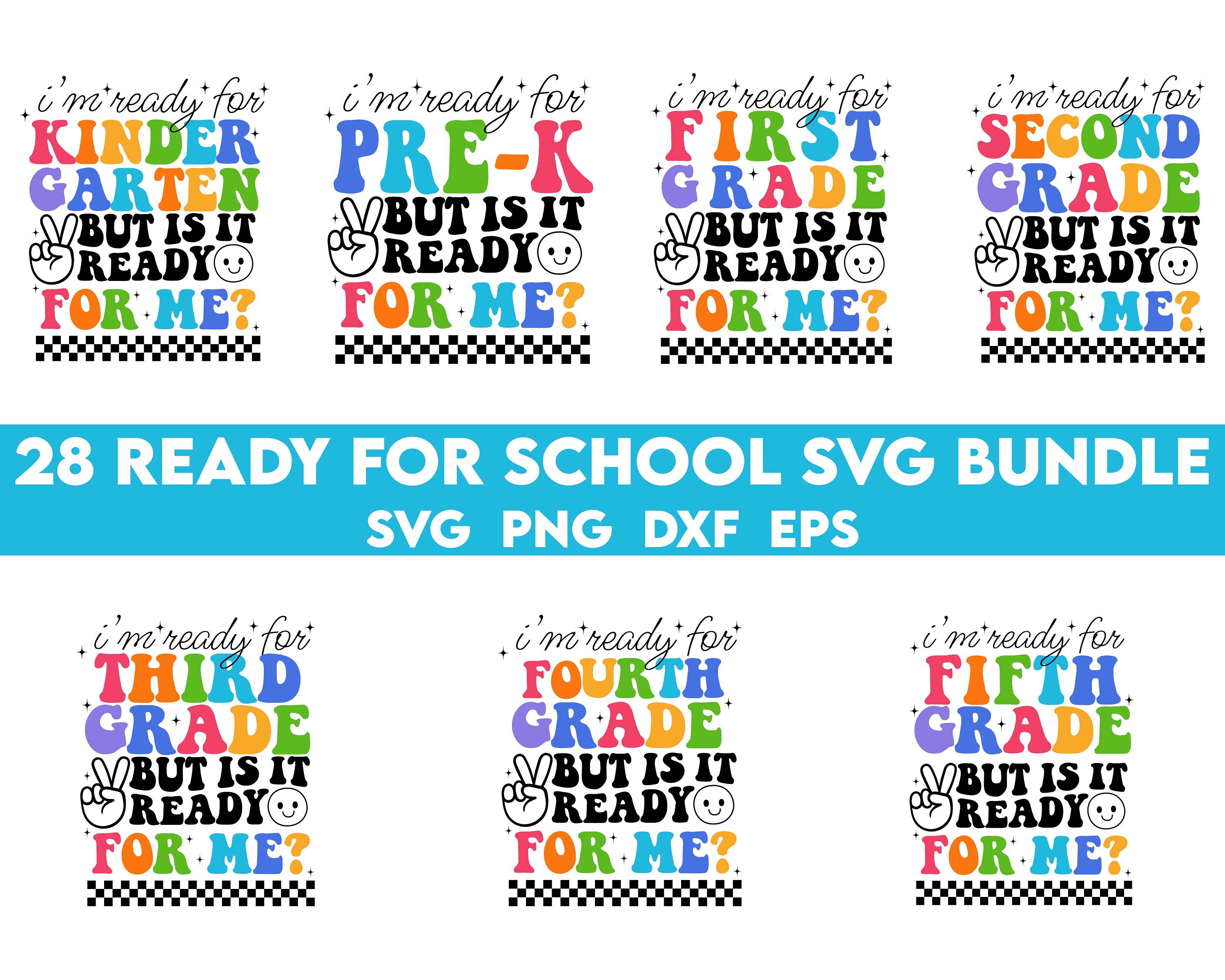 I'm Ready for School but is It Ready for Me Svg Bundle, Back to School ...