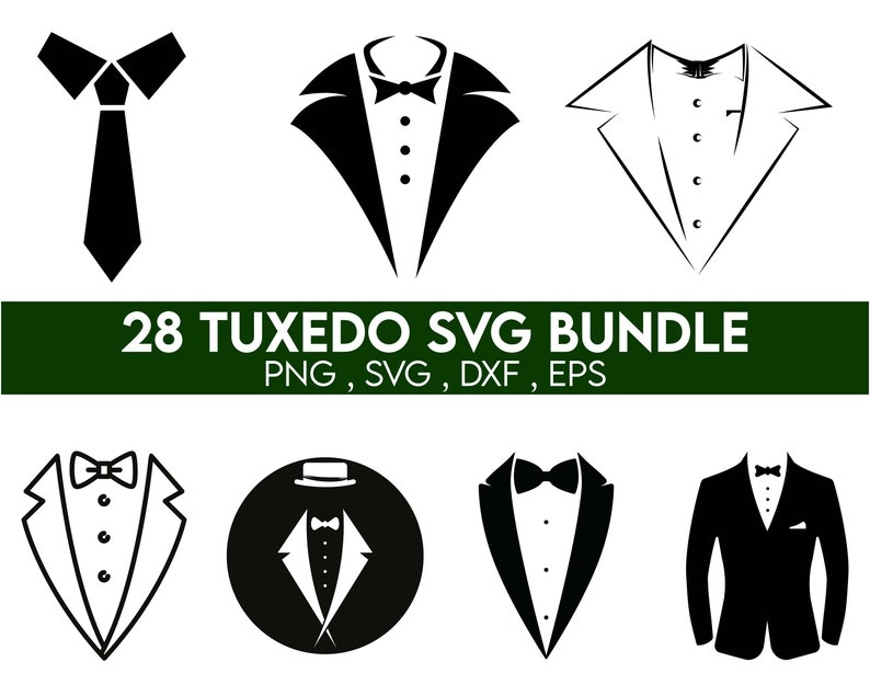 Tuxedo SVG Bundle Tuxedo SVG Tuxedo Png Bundle Tuxedo - Etsy
