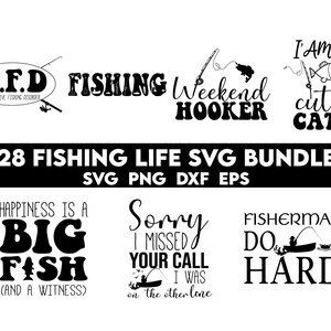 Fishing Svg Bundle, Fishing Svg for Cricut, Fishing Quote Svg, Fishing ...