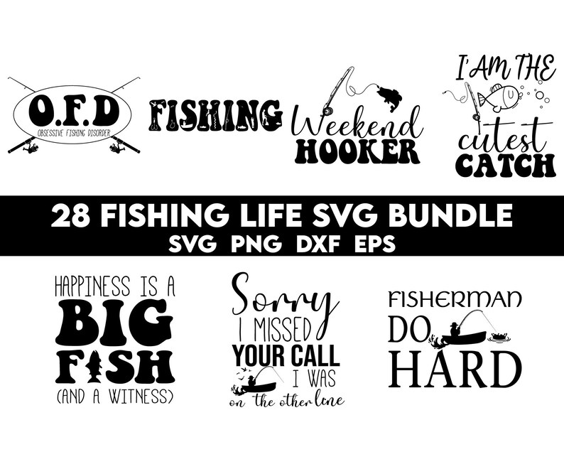 Fishing Svg Bundle, Fishing Svg for Cricut, Fishing Quote Svg, Fishing ...