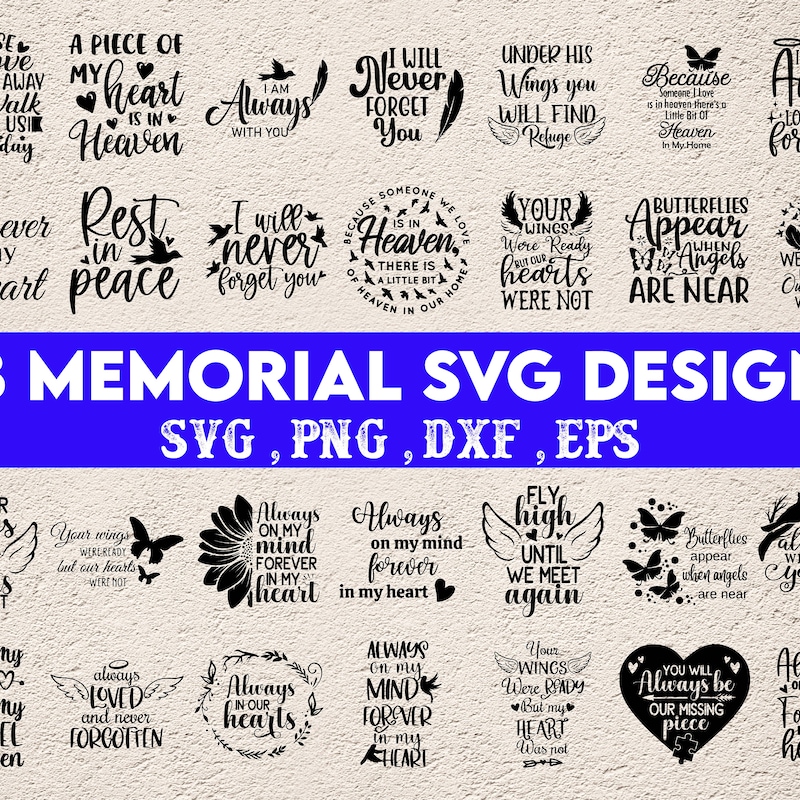 In Loving Memory Svg - Etsy