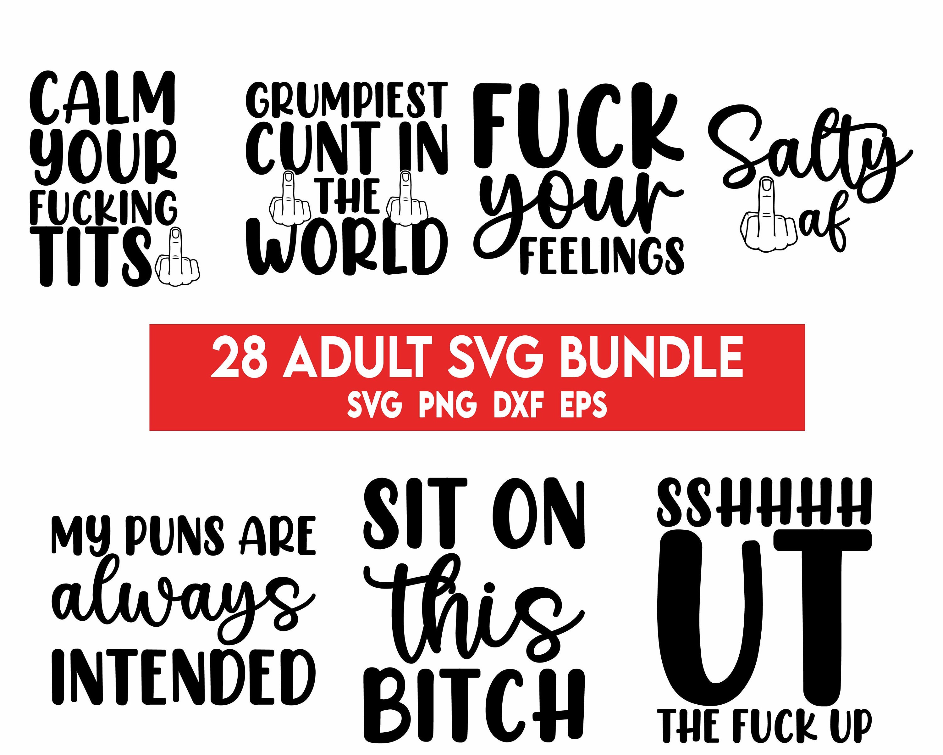 Adult Svg Bundle, Adults Svg, Rude Svg, Crafting Bundle, Adult Quotes ...