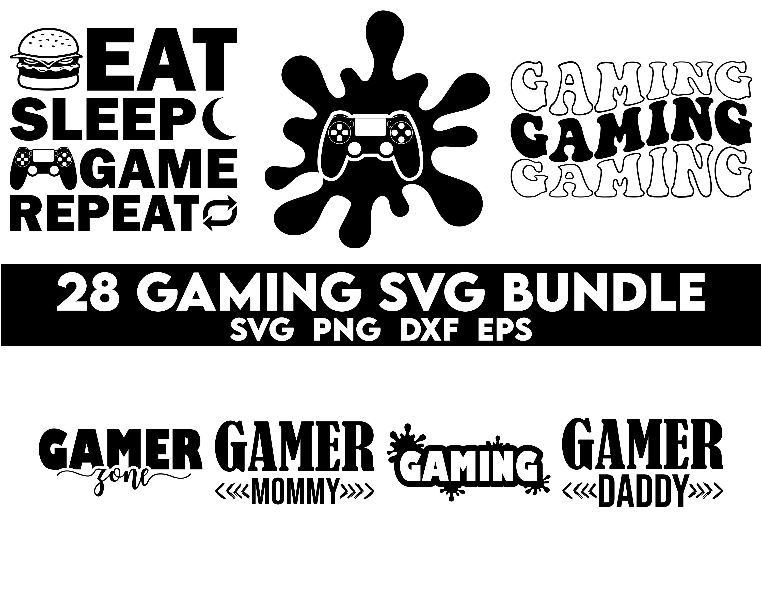 Gamer SVG Bundle, Funny Gaming Svg, Funny Gamer Sayings Svg, Gamer ...