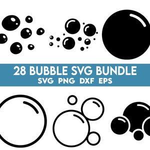 Bubbles SVG Bundle, Bubble SVG, Bubble Bath Svg, Circle Svg, Ocean Svg ...