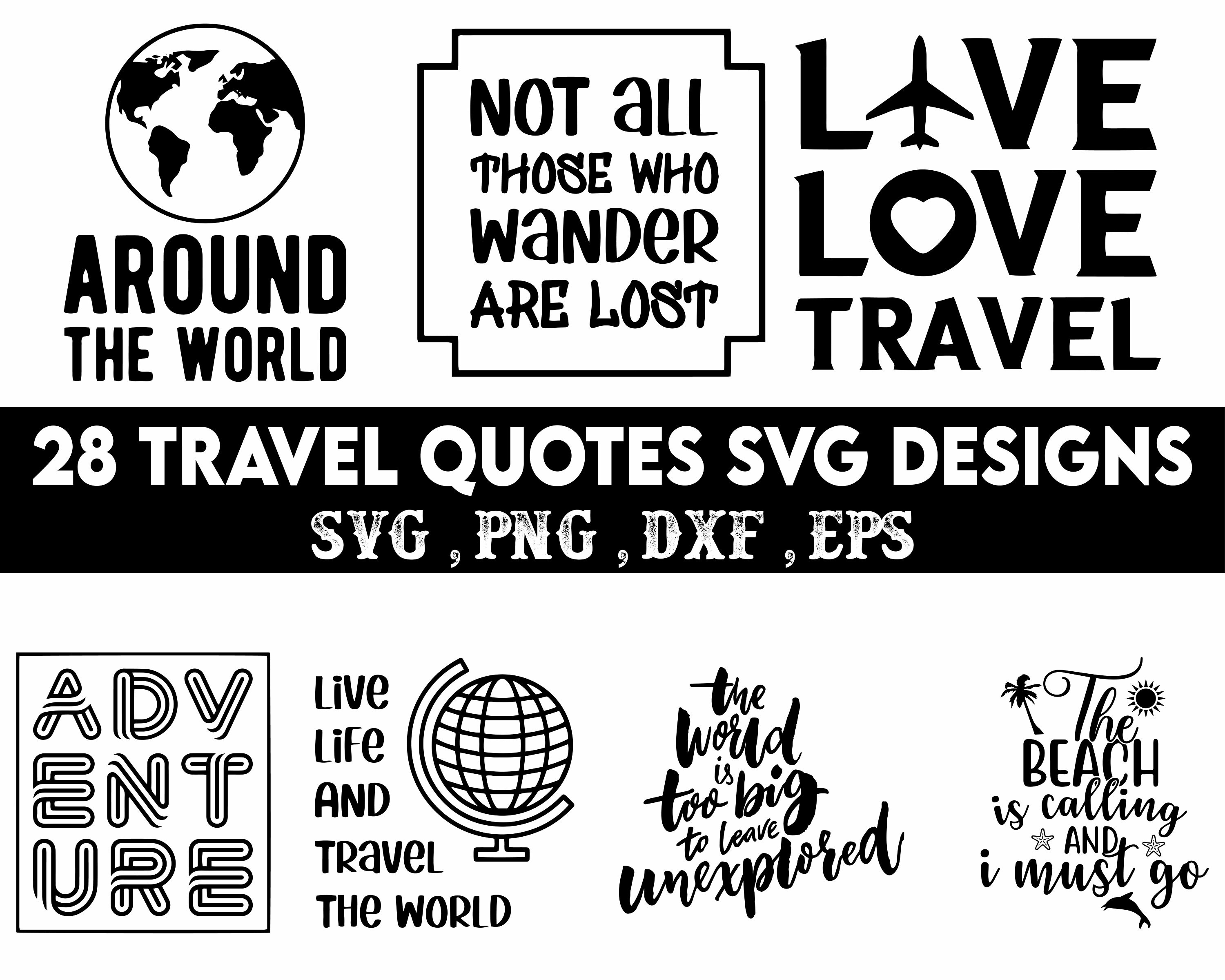 Travel Svg Bundle, Adventure Svg, Travel Art Prints, Adventure Art ...