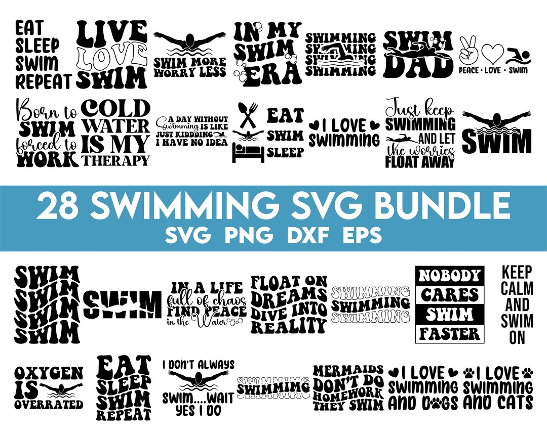 Swimming SVG Bundle, Wim Mom SVG, Swimming Svg, Swim Mom Shirt Svg ...