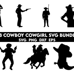 Cowboy Cowgirl SVG Bundle, Country Boy Svg, Country Girl Svg, Cowboy ...