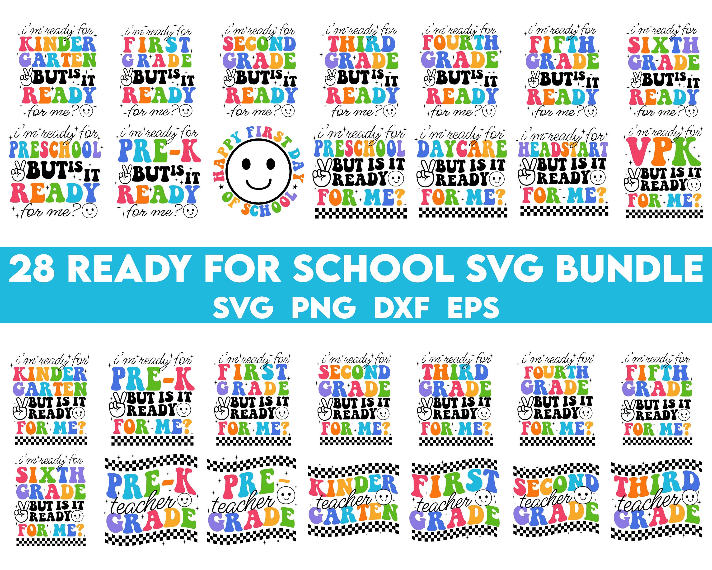I'm Ready for School but is It Ready for Me Svg Bundle, Back to School ...