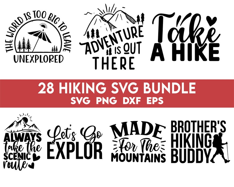 Hiking Svg Bundle, Take a Hike Svg, Outdoors Svg, Hiker Svg Png ...