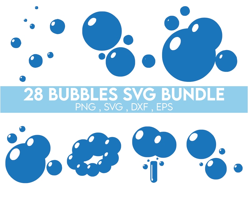 Bubbles SVG Bundle, Bubble SVG, Bubble Bath Svg, Circle Svg, Ocean Svg ...