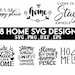 Home Svg Bundle, Family Svg, Home Sweet Home Svg, Blessed This Home Svg ...