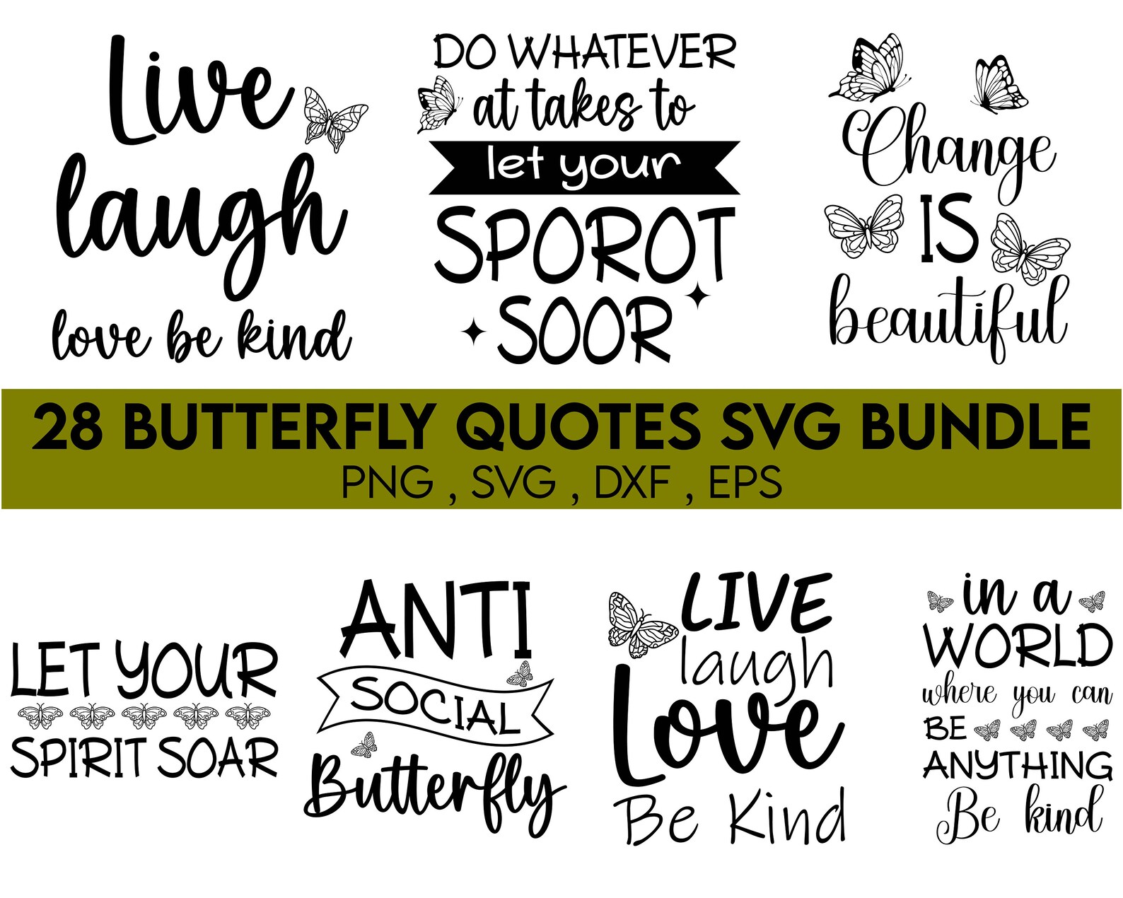 Butterfly Svg Bundle Butterfly Quotes Svg Butterfly Svg - Etsy