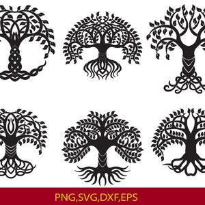 Celtic Tree Svg Bundle, Tree of Life Svg, Family Tree Svg, Celtic Tree ...