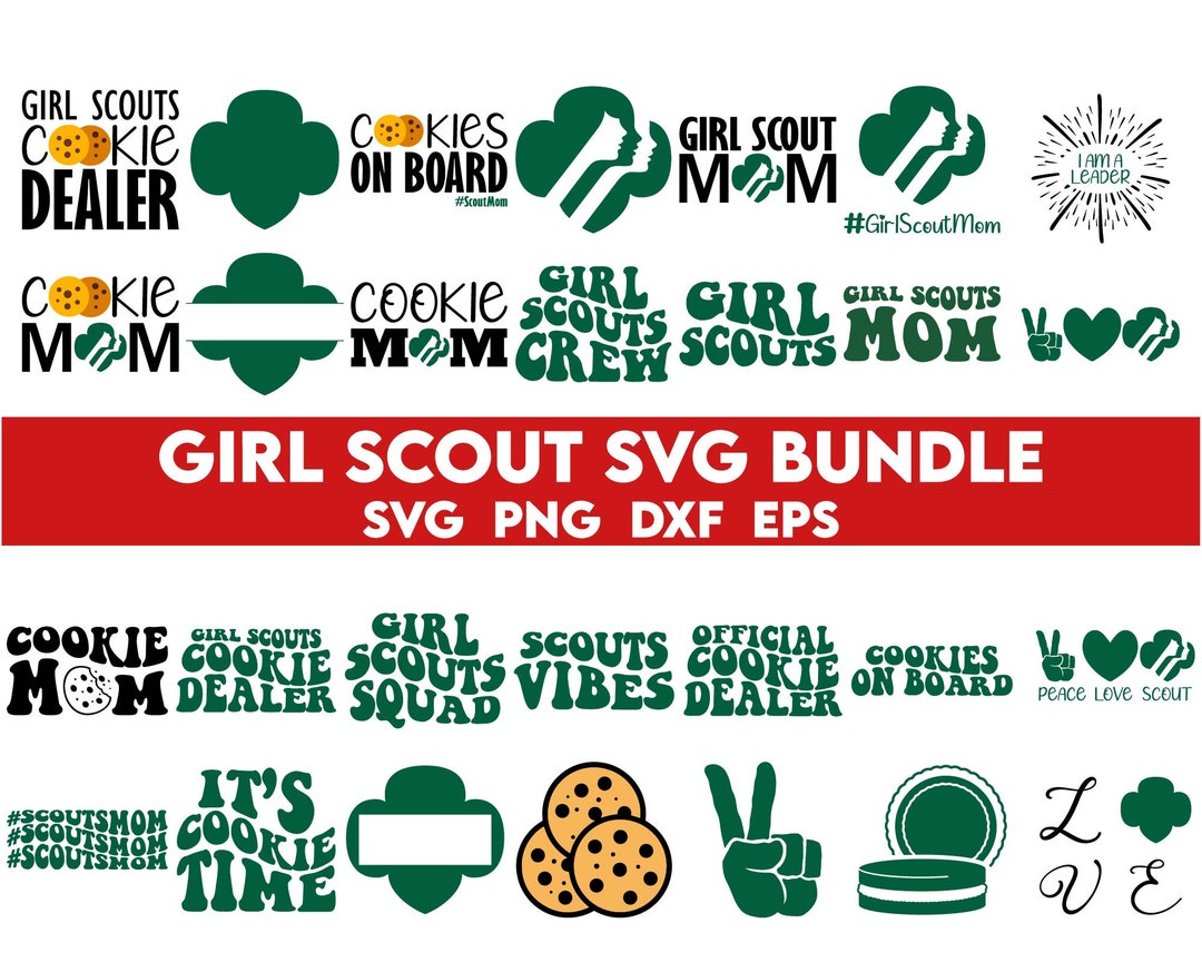 Girl Scout Svg Bundle Girl Scout Mom Svg Girl Scout Sayings Logo